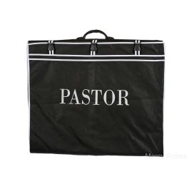 Pastor Vestment Carrying Bag (Black/White)