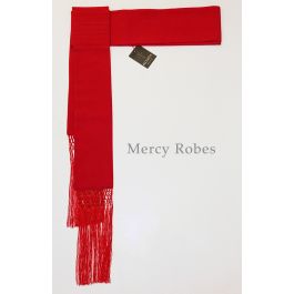 Band Cincture With Knotted Fringe (Red) - Italian Imported Elegance for ...