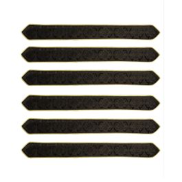 Doctoral Bars (Black -Gold 2nd LT) 025
