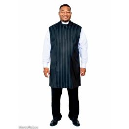 Clergy Apron Style 01 - Black/White Pinstripe Design for Elegant ...