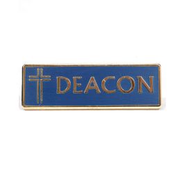 Deacon Cross Lapel Pin 08