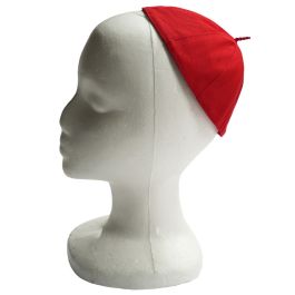 Zucchetto (Red) - Stylish Headwear for Every Occasion