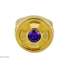 Mens Clergy Ring Style Subt457 - Elegant Design for Faith and Commitment