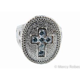 Mens Pastors Clergy Ring Style Subs948 (S W)