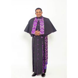 Mens Robe Style Mercy012024 (Black/Purple-Gold LT)