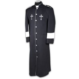 Clergy Robe Style Bnl158 (Navy/White)
