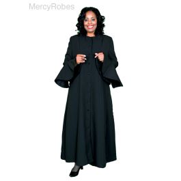 Womens Robe Style LR126 (Black/Blk-Blklt)