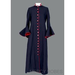 Womens Robe Style LR210 - Elegant Black/Red-Gold Design for Comfort and ...