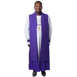 Bishop Vestment (A) (Roman Purple)