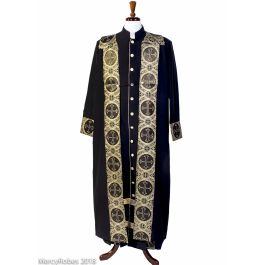 Mens Robe Exd185 Exclusive (Black/Black-Gold LT) With Chimere