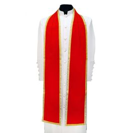 Traditional Tippet (Red/Gold)